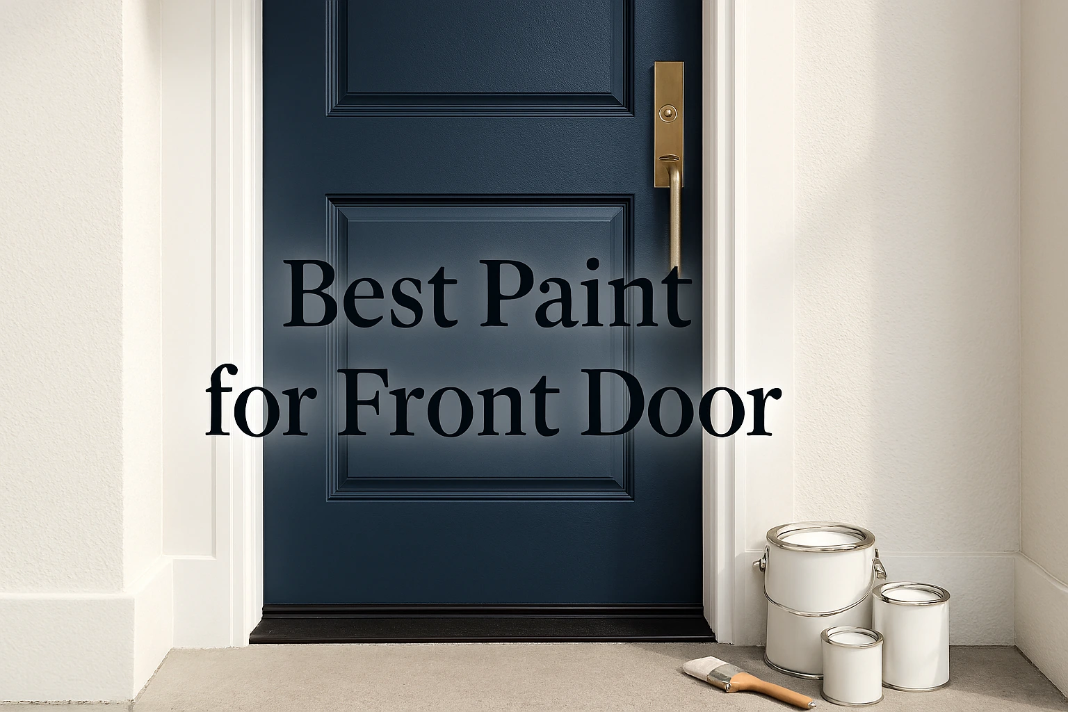 Best Paint for Front Door: A Complete Guide to Choosing and Painting