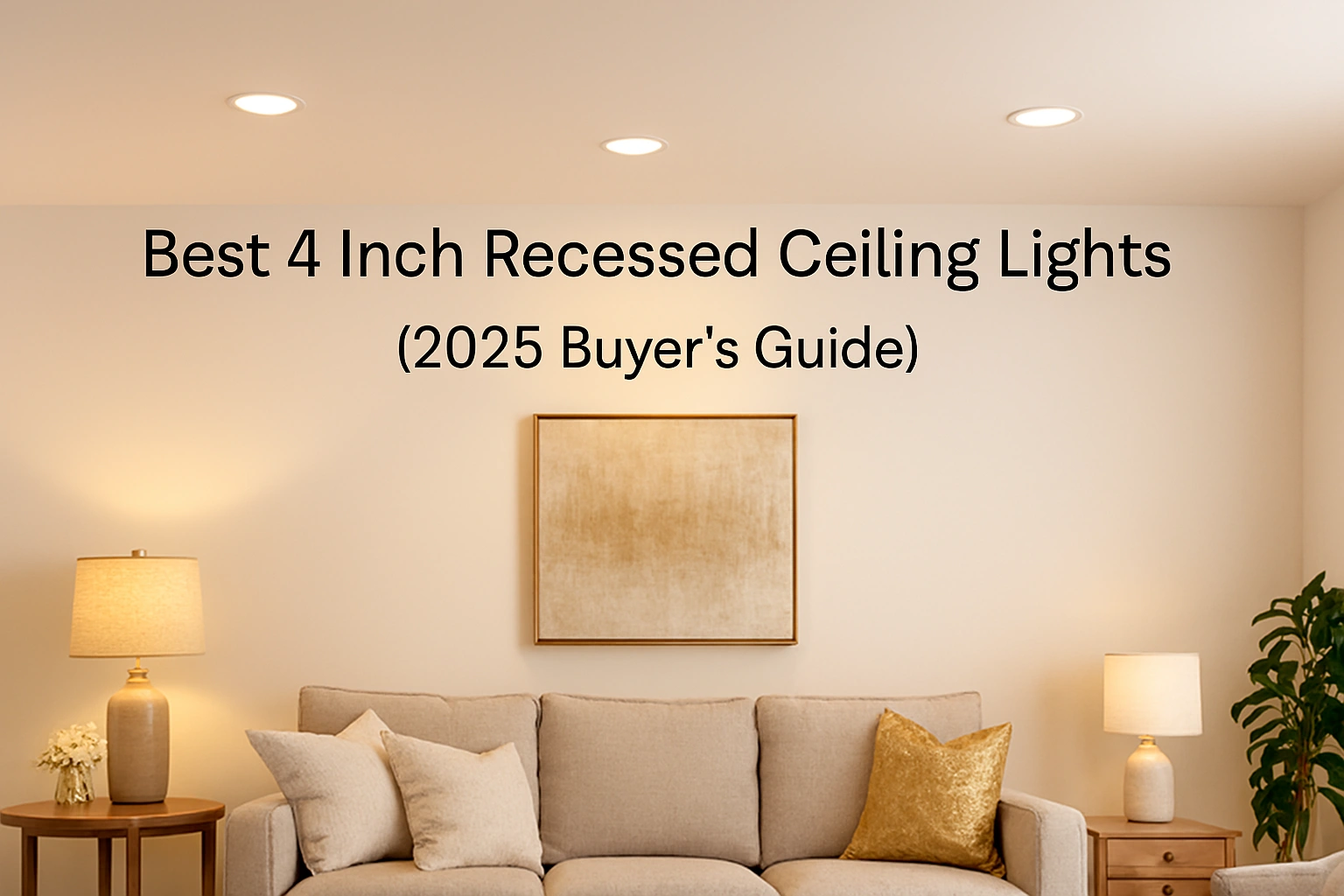 Best 4 Inch Recessed Ceiling Lights: small trim, big impact