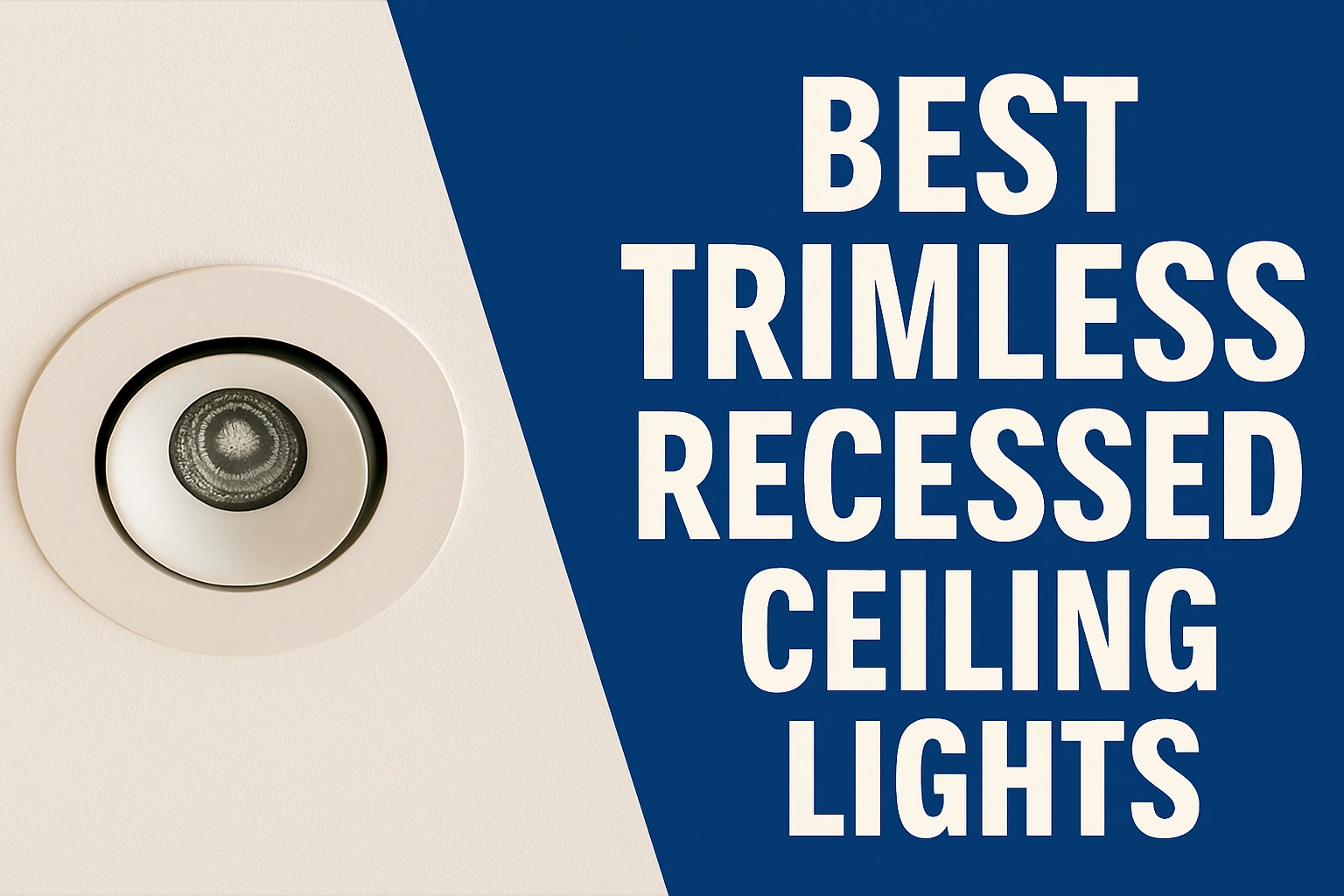 Best Trimless Recessed Ceiling Lights: Seamless, Modern, and Built To Last