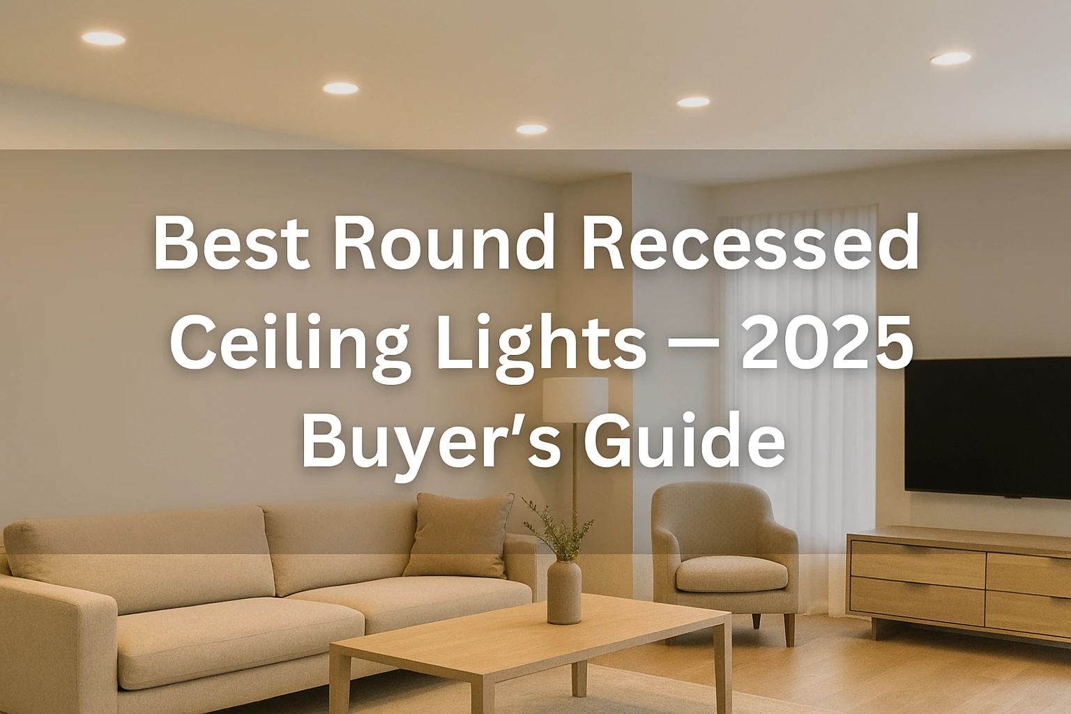 Glow Smarter, Not Harder: The Best Round Recessed Ceiling Lights