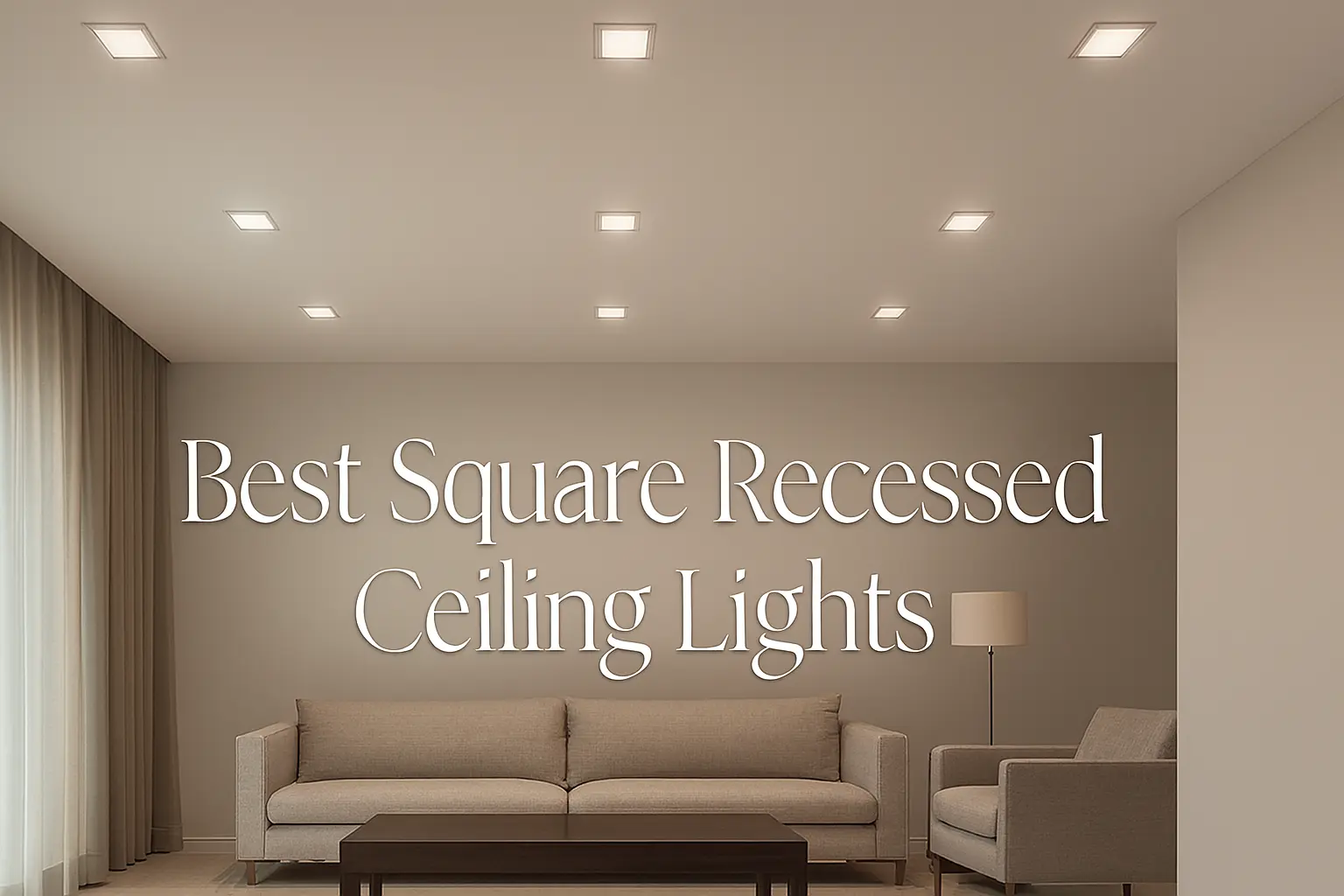 Best Square Recessed Ceiling Lights: A Modern Lighting Guide